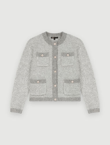 Women's Knitting cardigan - Maje Knitting cardigan Online -HongKong