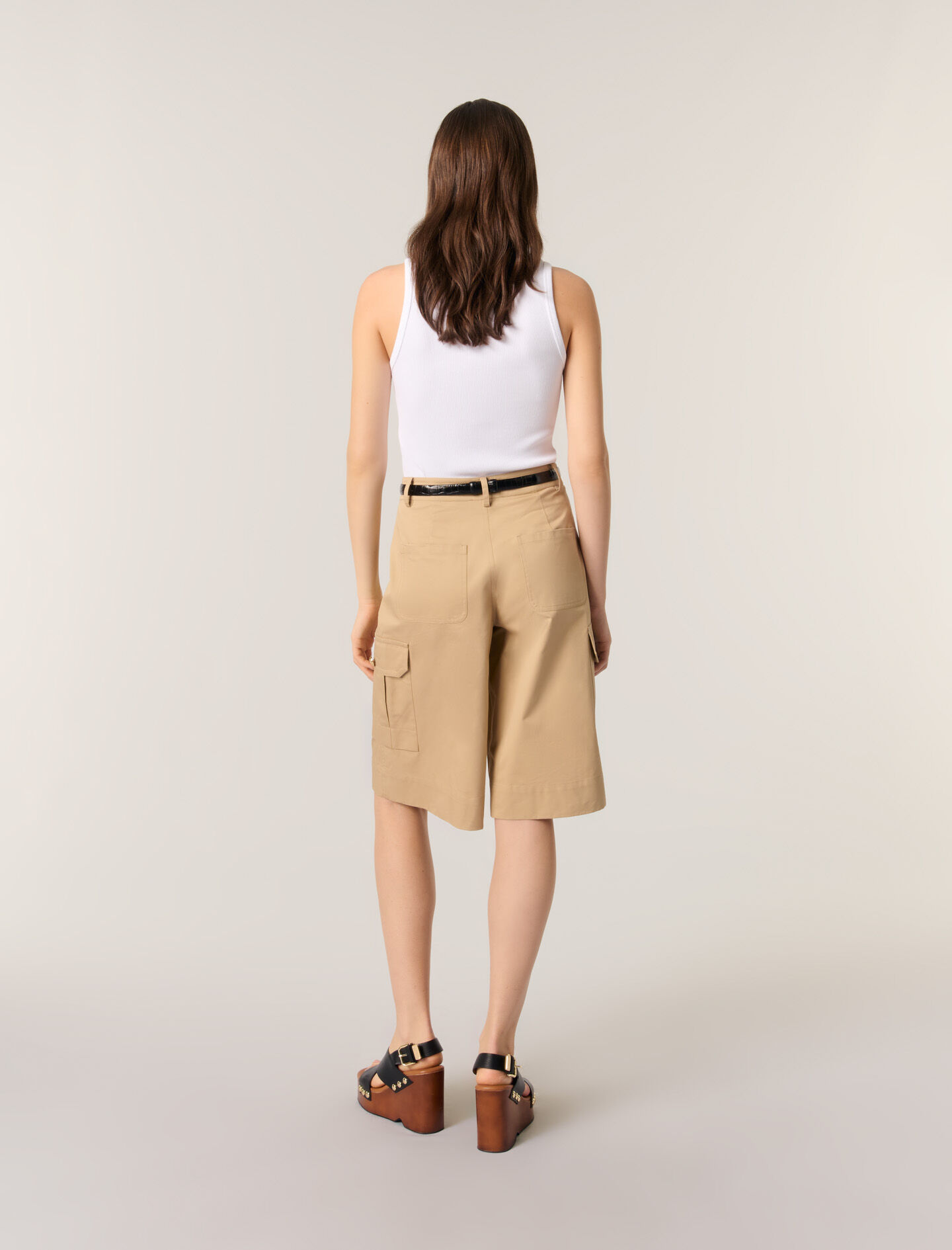 225IULLA Cotton Bermuda shorts - Skirts & Shorts - Maje.com 225IULLA Cotton Bermuda shorts - Skirts & Shorts - Maje.com
